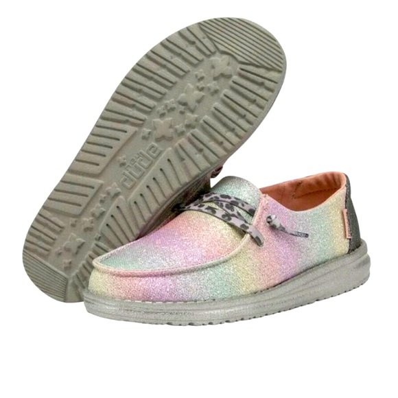 Hey Dude | Shoes | Hey Dude Wendy Sunset Ombre Glitter Shoes | Poshmark